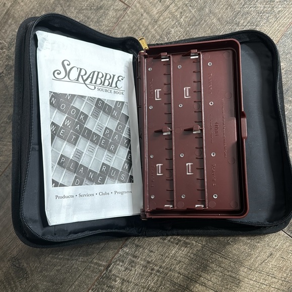 Games | Scrabble Portable Travel Game In Zippered Case | Poshmark